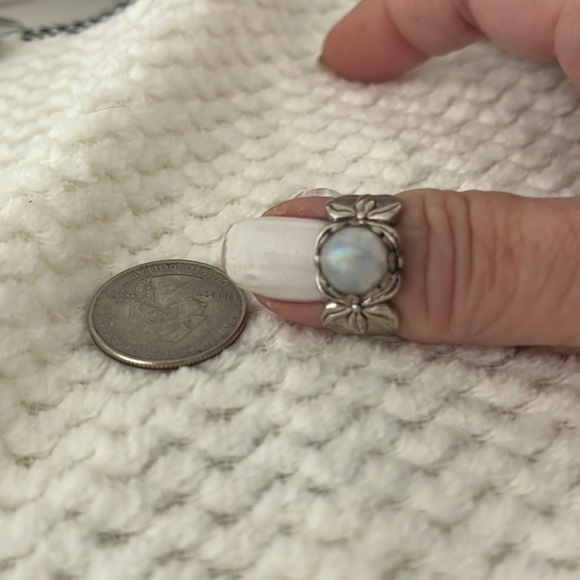 Jewelry | Beautiful Moon Stone 925 Sterling Silver Ring | Poshmark